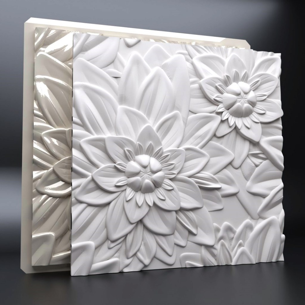 Forma De Gesso 3D | Molde Para Gesso | Placa Para Gesso | N36 | Shopee ...