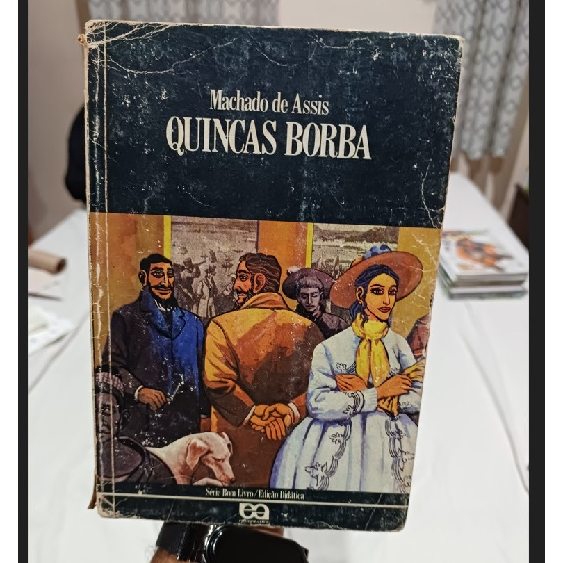 Livro Clássico Quincas Borba de Machado de Assis | Shopee Brasil