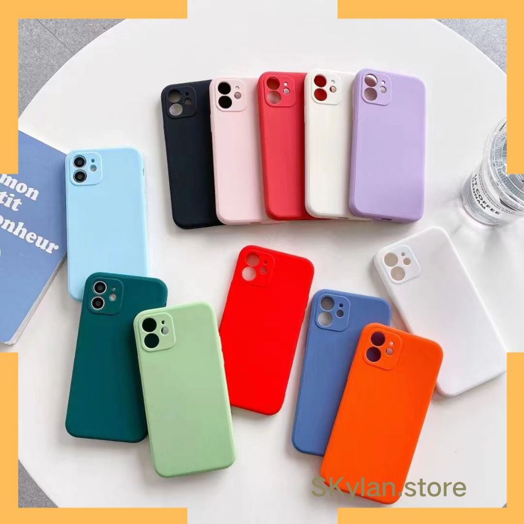 Capa case Aveludado Soft TPU Liquid Silicone Compativel Iphone 11/11Pro/11ProMax/12/12Pro ...