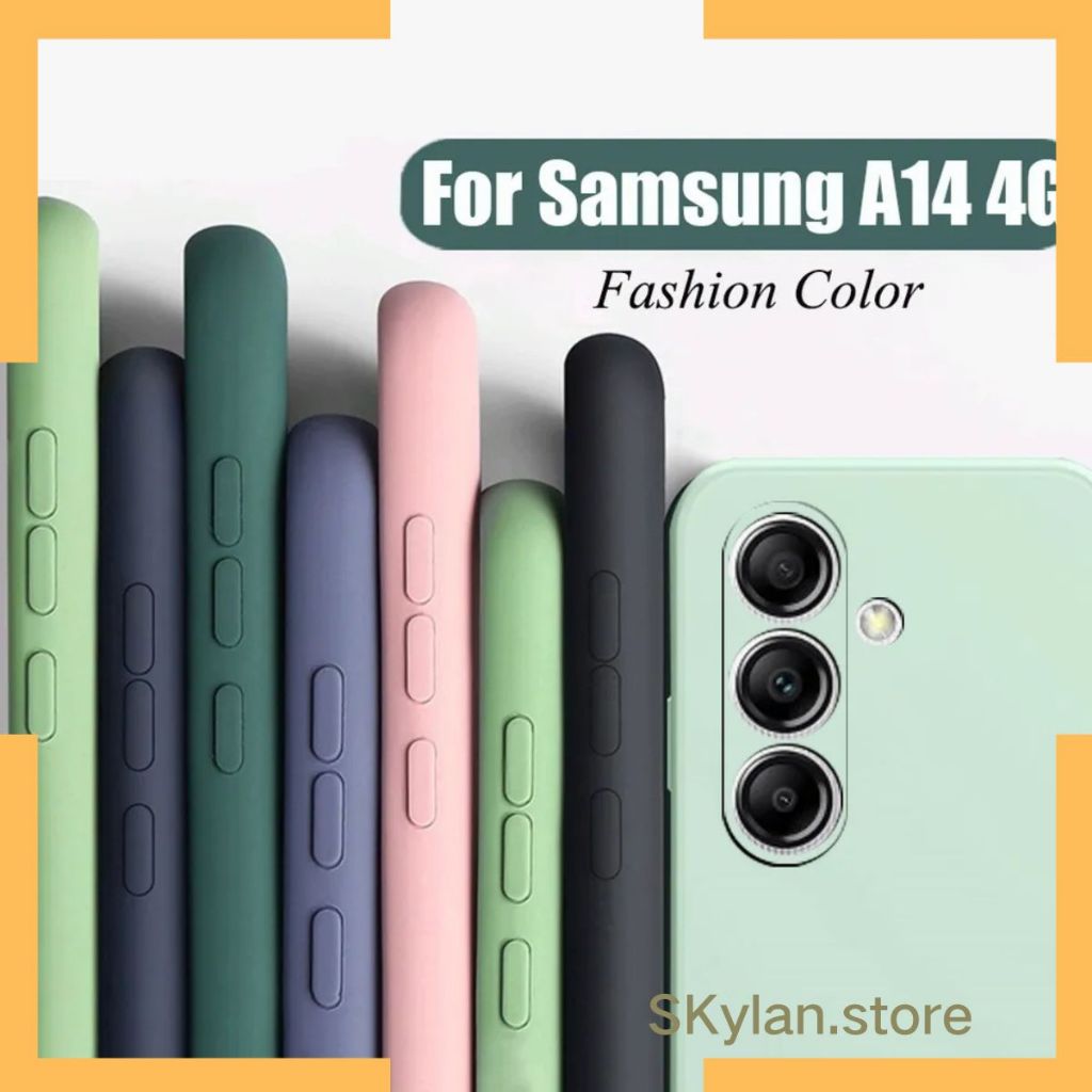Capa case Aveludado Soft TPU Liquid Silicone Compativel Samsung Galaxy A04 A04S A04CORE A14 5G ...