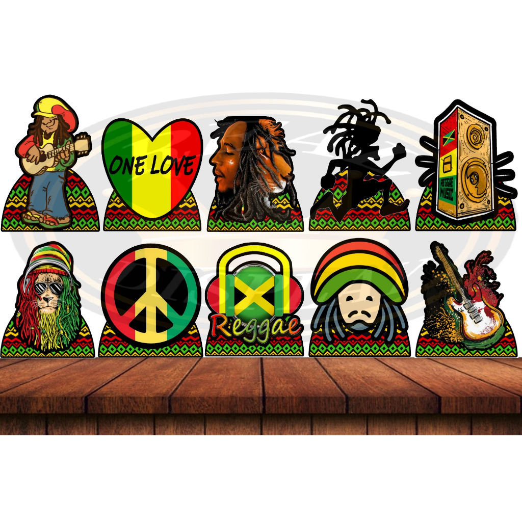 Reggae display 10 peças 20 cm | Shopee Brasil