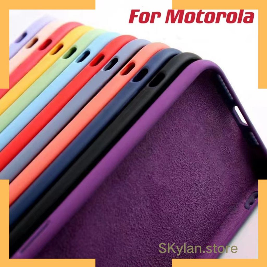 Capa case Aveludado Soft TPU Liquid Silicone compativel Motorola E13 E22 G31 G41 G51 G71 ...