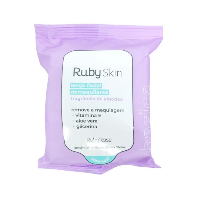LENÇO DEMAQUILANTE RUBY SKIN BASIC HB-203 | Shopee Brasil