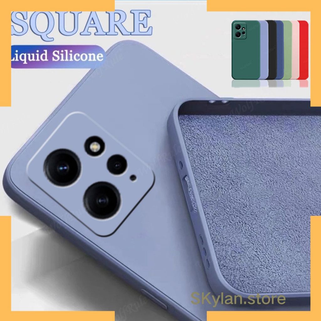 Capa case Aveludado Soft TPU Liquid Silicone Compativel para Xiaomi Redmi note 12 12S 12 PRO 12 ...