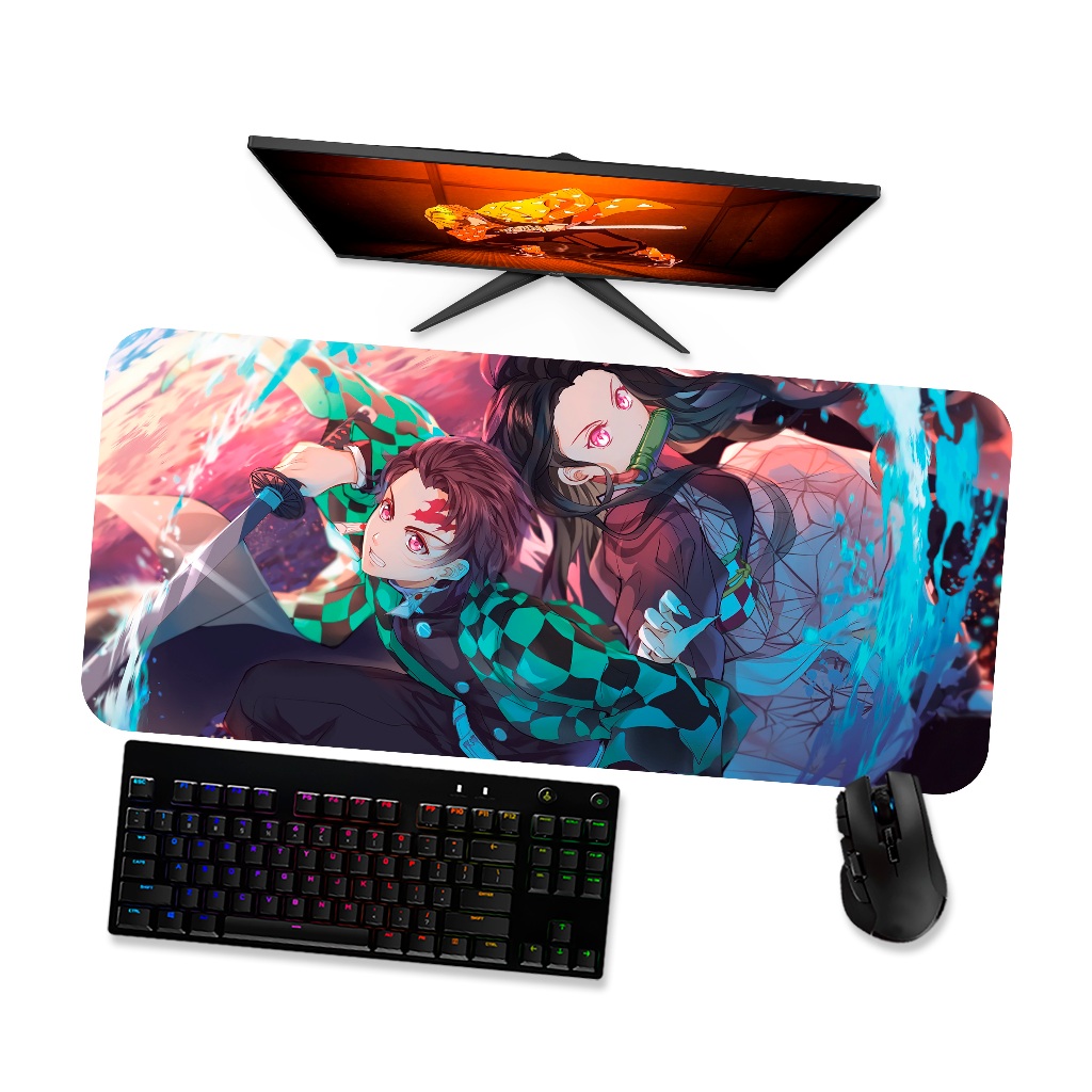 Mouse pad Gamer Grande Mousepad 90x40 80x40 60x40 70x30 - Demon Slayer ...