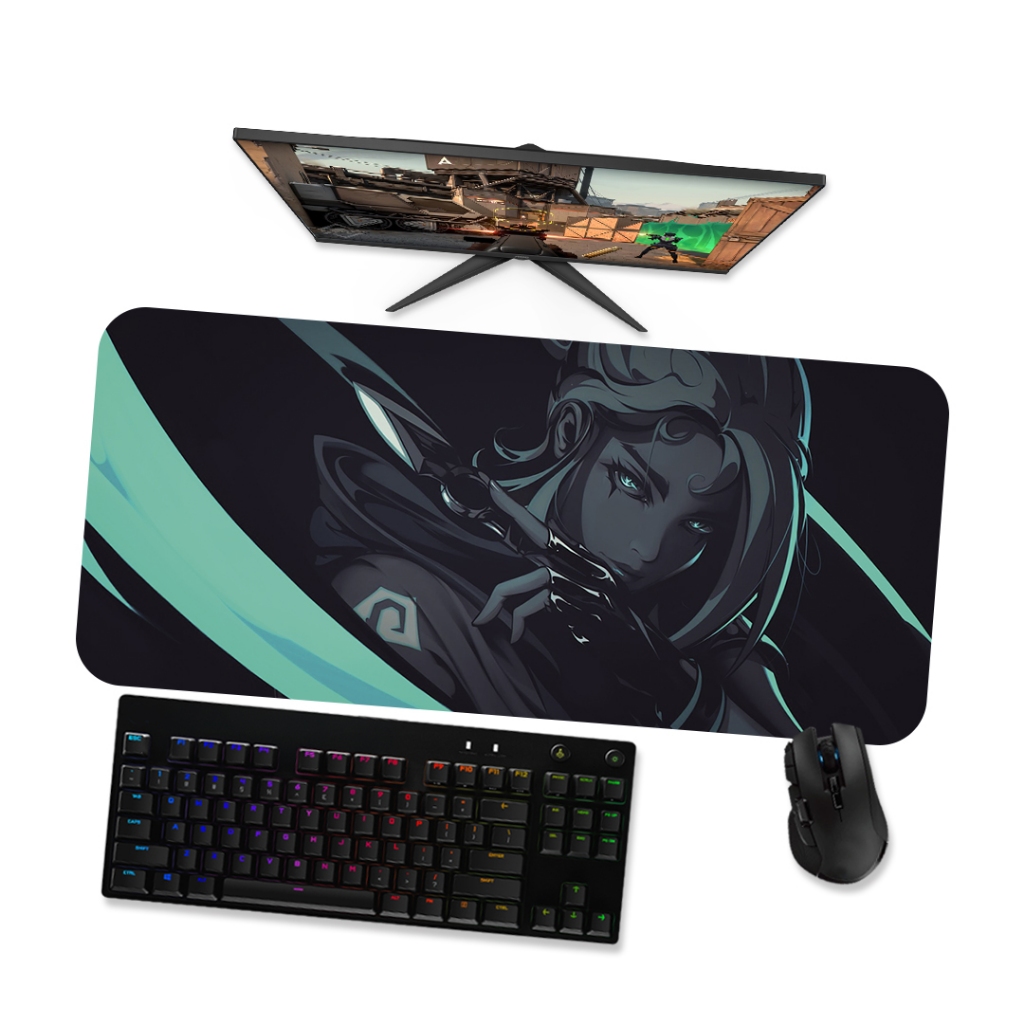 Mouse pad Valorant Jett 1 - Mousepad Gamer 90x40 80x40 60x40 70x30 ...