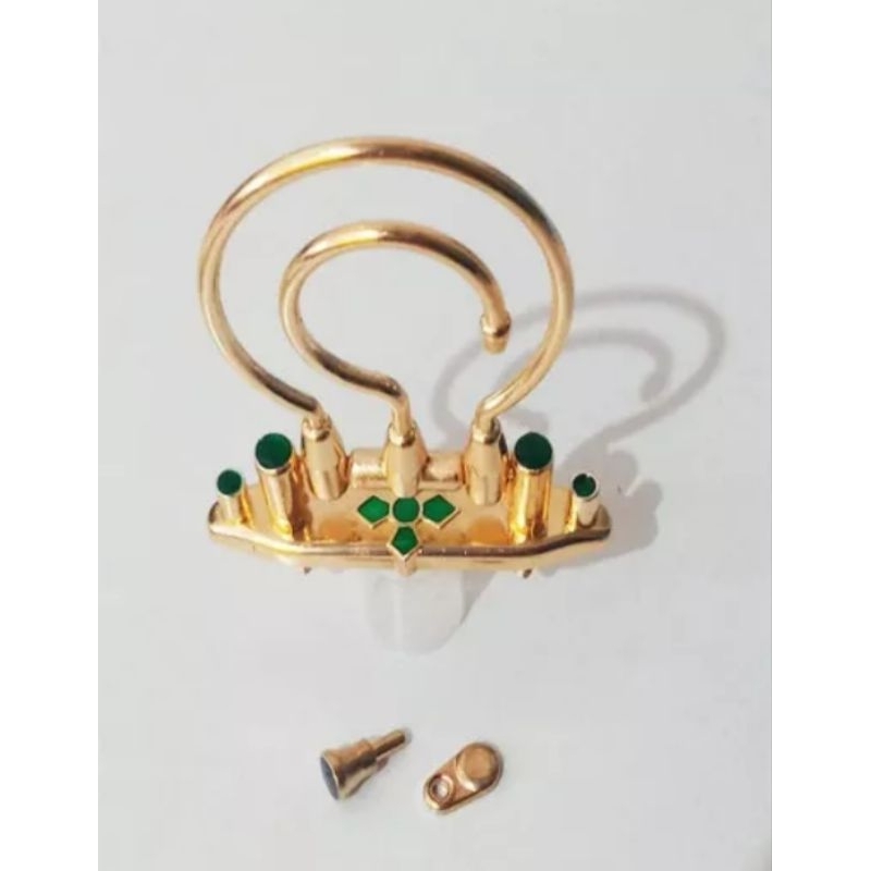 gancho dourado verde | Shopee Brasil