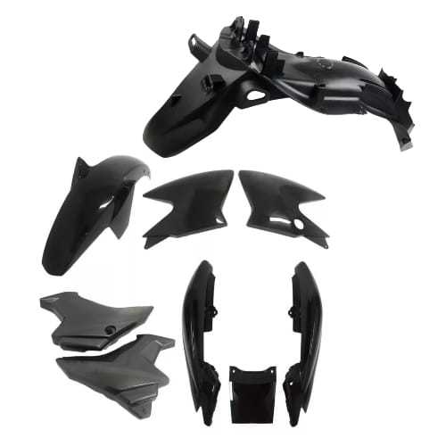 Carenagem completa YBR 125 Factor 2009 a 2013 Aba do Tamque Paralama Dianteiro Rabeta Tampa ...