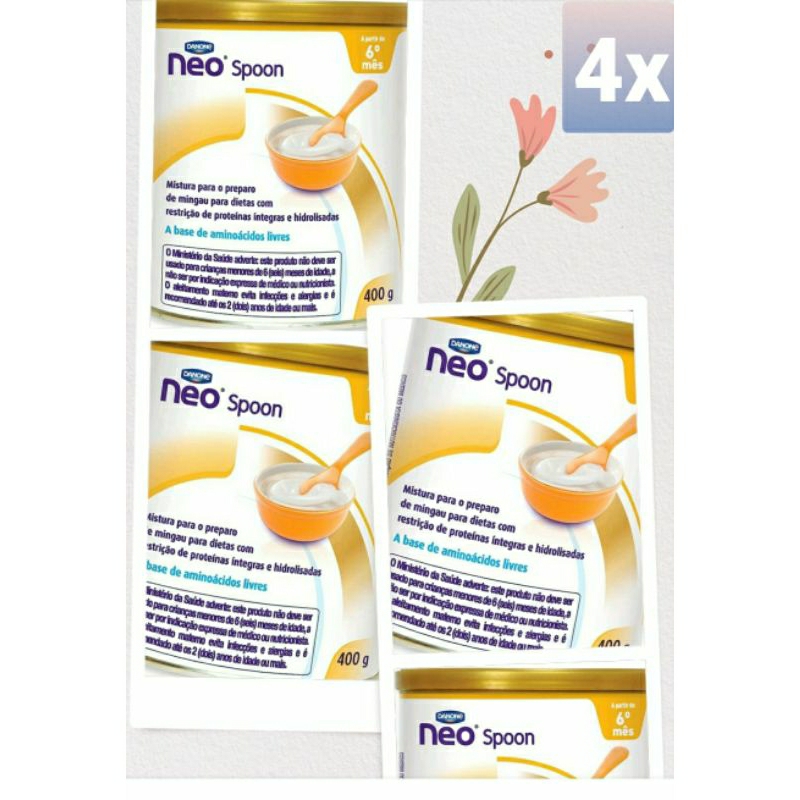 4 Neo Spoon Danone 400g | Shopee Brasil