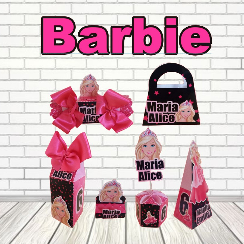 Kit Barbie Princesa 50 peças ( 20 caixas á sua escolha+ 10 caixas bis ...