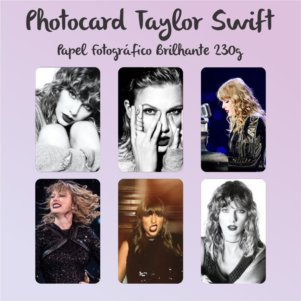 Kit Taylor Swift - 6 Photocards - Reputation | Shopee Brasil