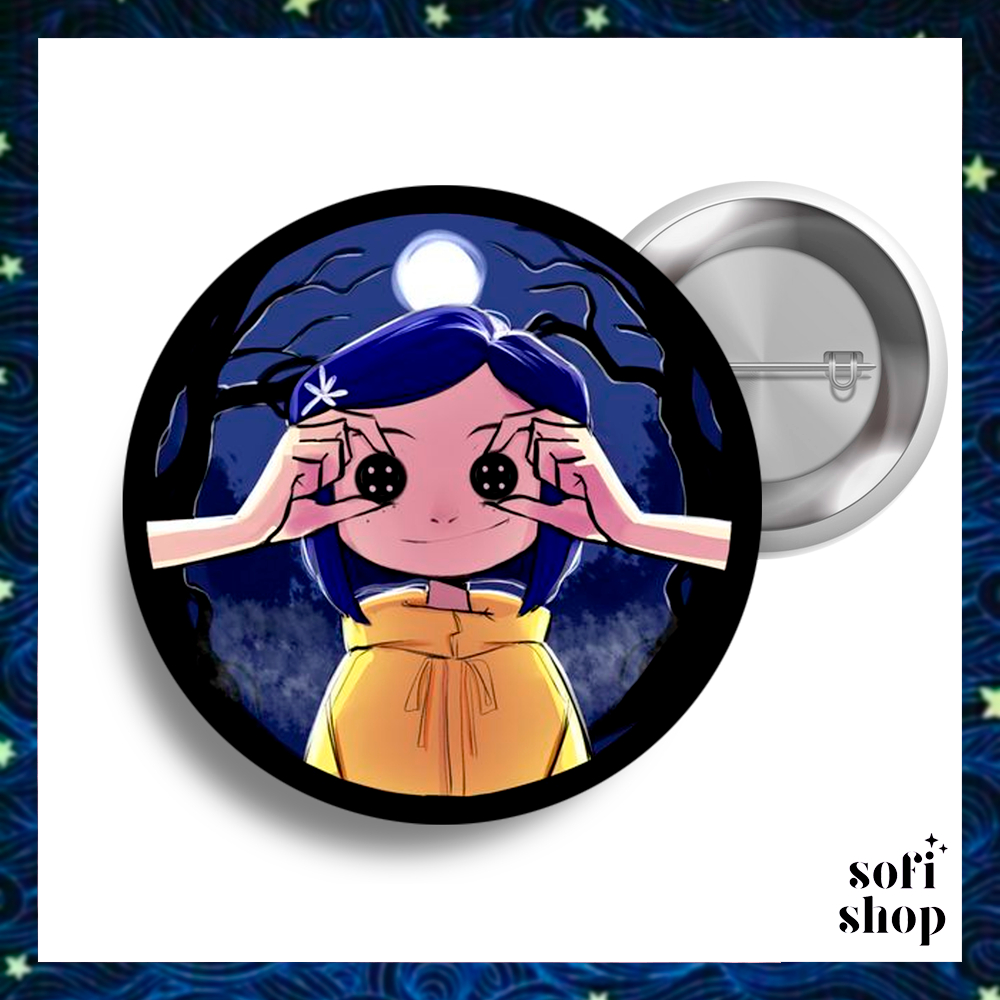 BOTTON 4,5cm CORALINE | Shopee Brasil