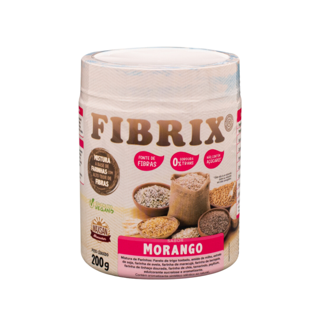 Fibrix Regulador Intestinal 200g - Sabor Morango | Shopee Brasil