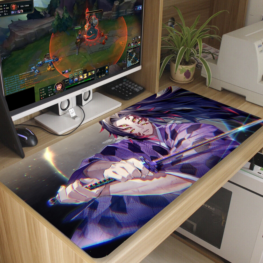 Mouse Pad Anime Kimetsu Antiderrapante Diversas Estampas 80x40 cm M246 ...