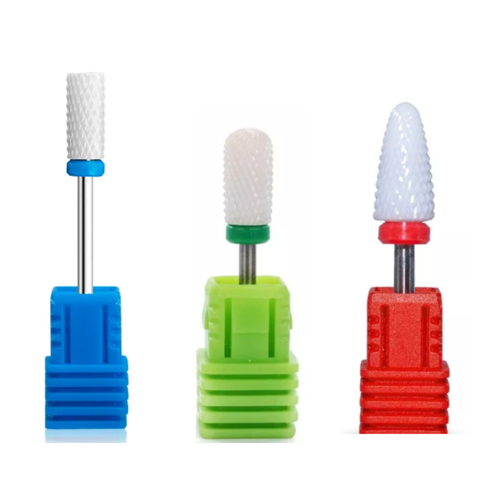 KIT 3 BROCA DE CERAMICA MANICURE BROCAS | Shopee Brasil