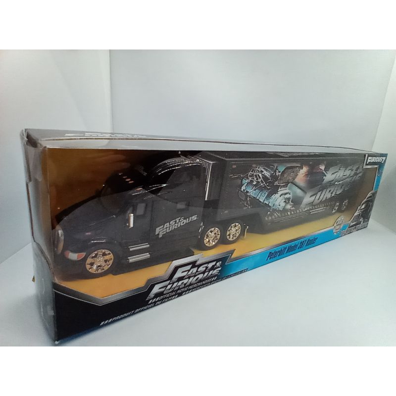 Miniatura Carro Caminhao Peterbilt Model 387 Hauler Fast and Furious ...