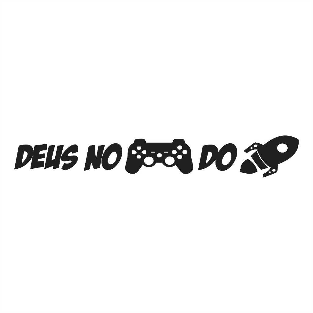 Adesivo Carro Moto Deus No Controle Do Foguete 20x3cm A420 | Shopee Brasil