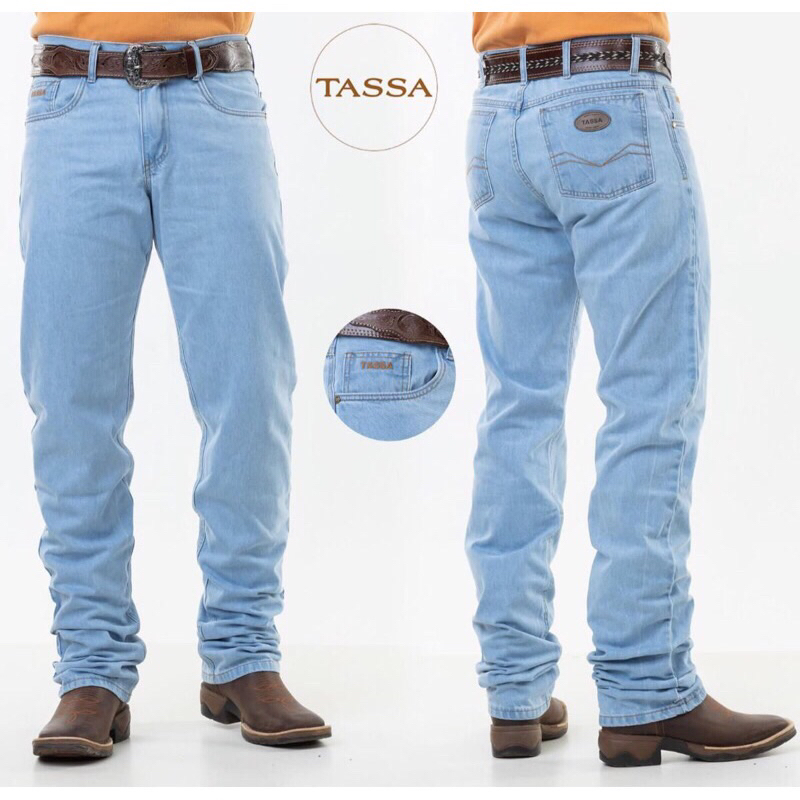 CALÇA CAUNTRY JEANS MASCULIN TRADICIONAL WANGLER TASSA | Shopee Brasil