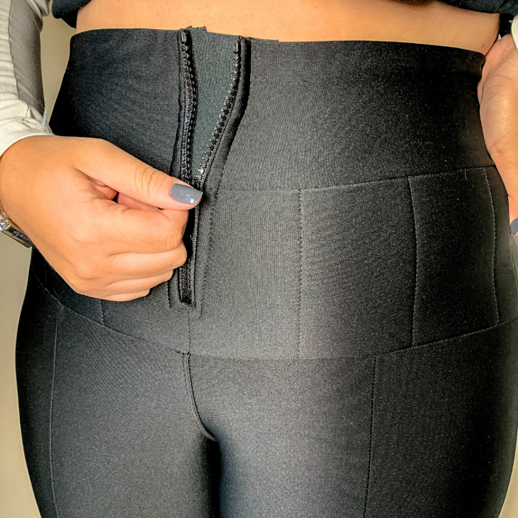 Calça Lipo Plus Size Original Legging Suplex Power Cinta Modeladora ...