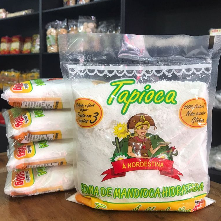 Tapioca Goma de Mandioca Hidratada A Nordestina 500g | Shopee Brasil