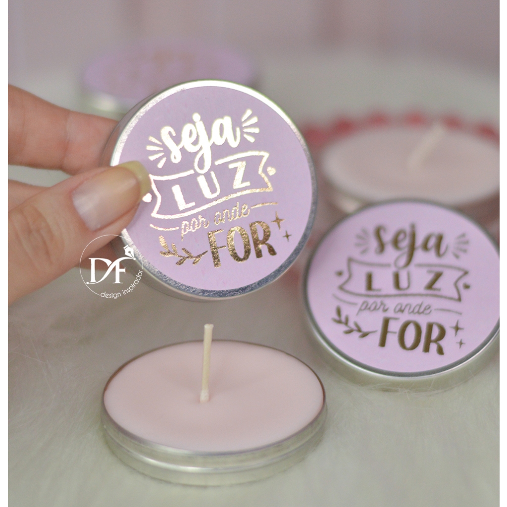 Kit 10 Velas Aromáticas Outubro Rosa | Lembrancinha, mimo para clientes ...