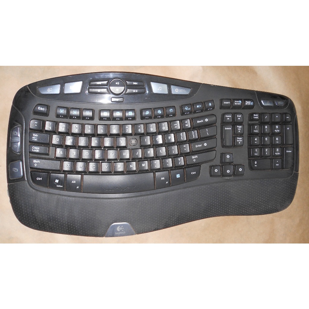 TECLADO LOGITECH WAVE Y-RCP140 CANADA310 CORDLESS KEYBOARD (KEYBOARD ...