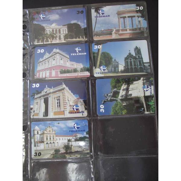 CARTOES TELEFONICOS SÉRIE COMPLETA TELEMAR MONUMENTOS HISTORICOS 1999 ...