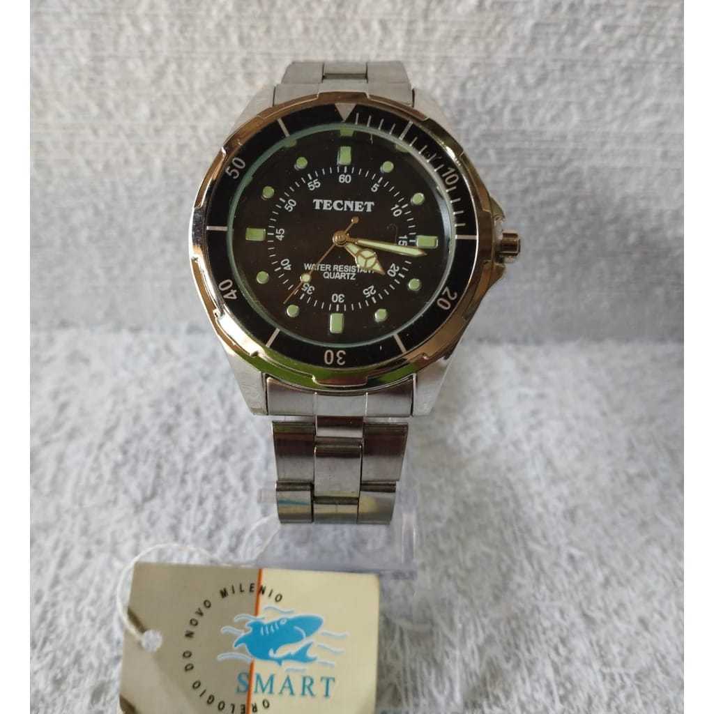 Relógio Masculino Tecnet Original à Prova d'Água com Movimento de Alta Precisão Estilo Duradouro ...