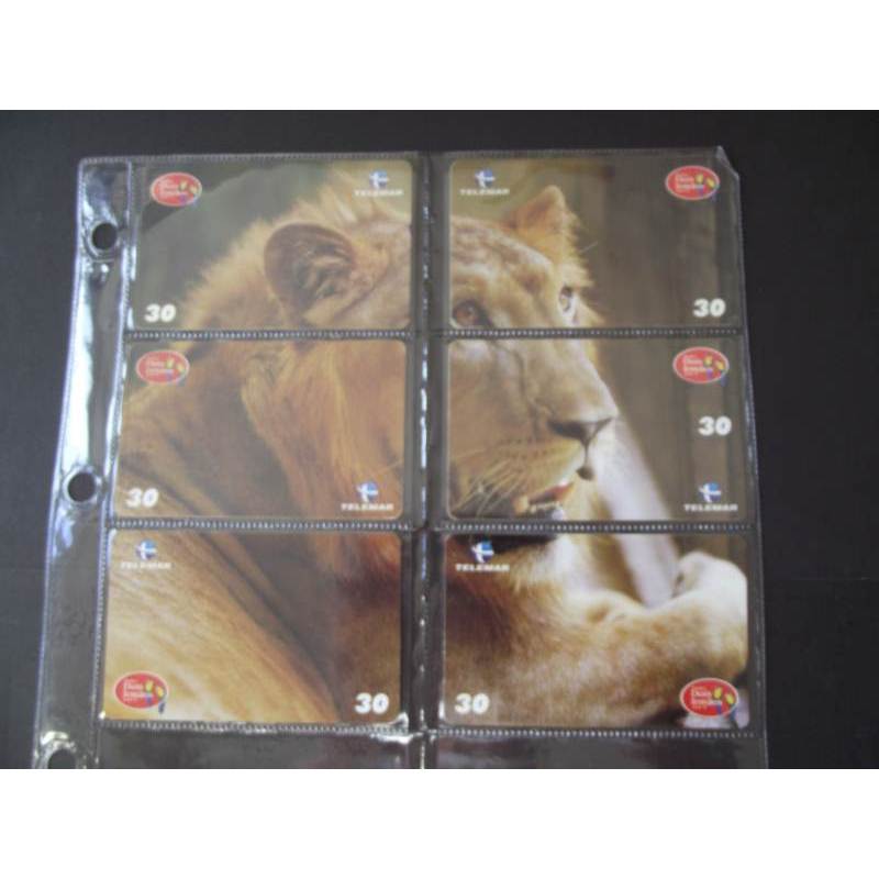 CARTOES TELEFONICOS SERIE COMPLETA TELEMAR LEÃO 2000 PUZZLE | Shopee Brasil