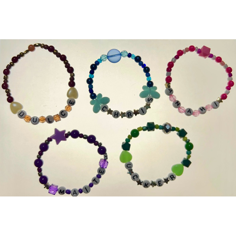 kit pulseiras rbd (5 integrantes) | Shopee Brasil