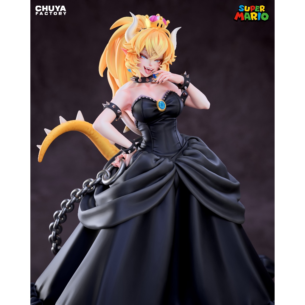 Action Figure - Bowsette - Nintendo - Mario - Peach | Shopee Brasil