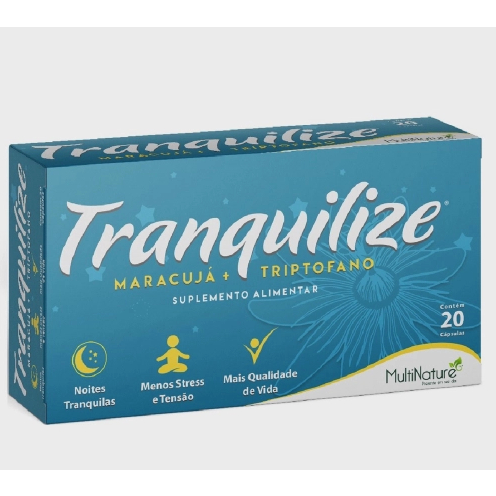Tranquilize Maracuja + Triptofano 20 cápsulas | Shopee Brasil