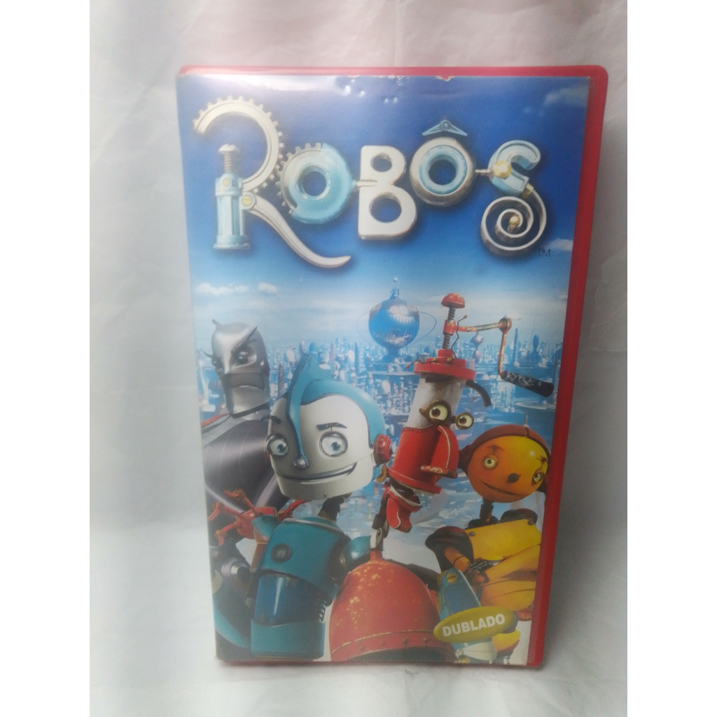 Fita VHS Robos (Robots DUBLADO) | Shopee Brasil