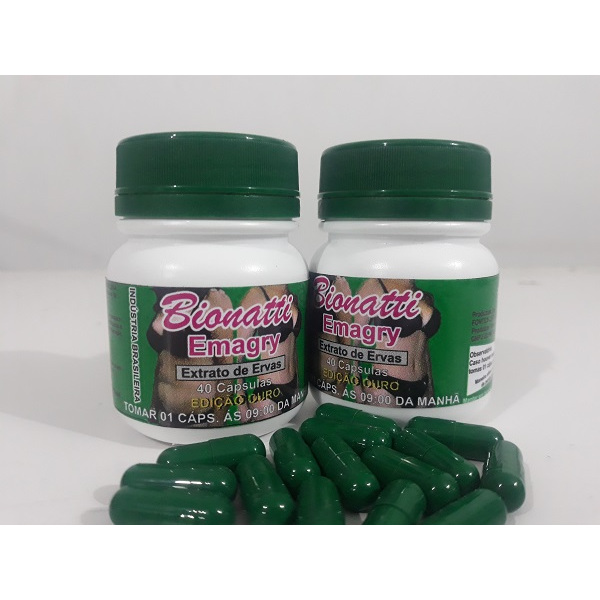 3und Emagrecedor (bionatti) 40 capsulas verde | Shopee Brasil