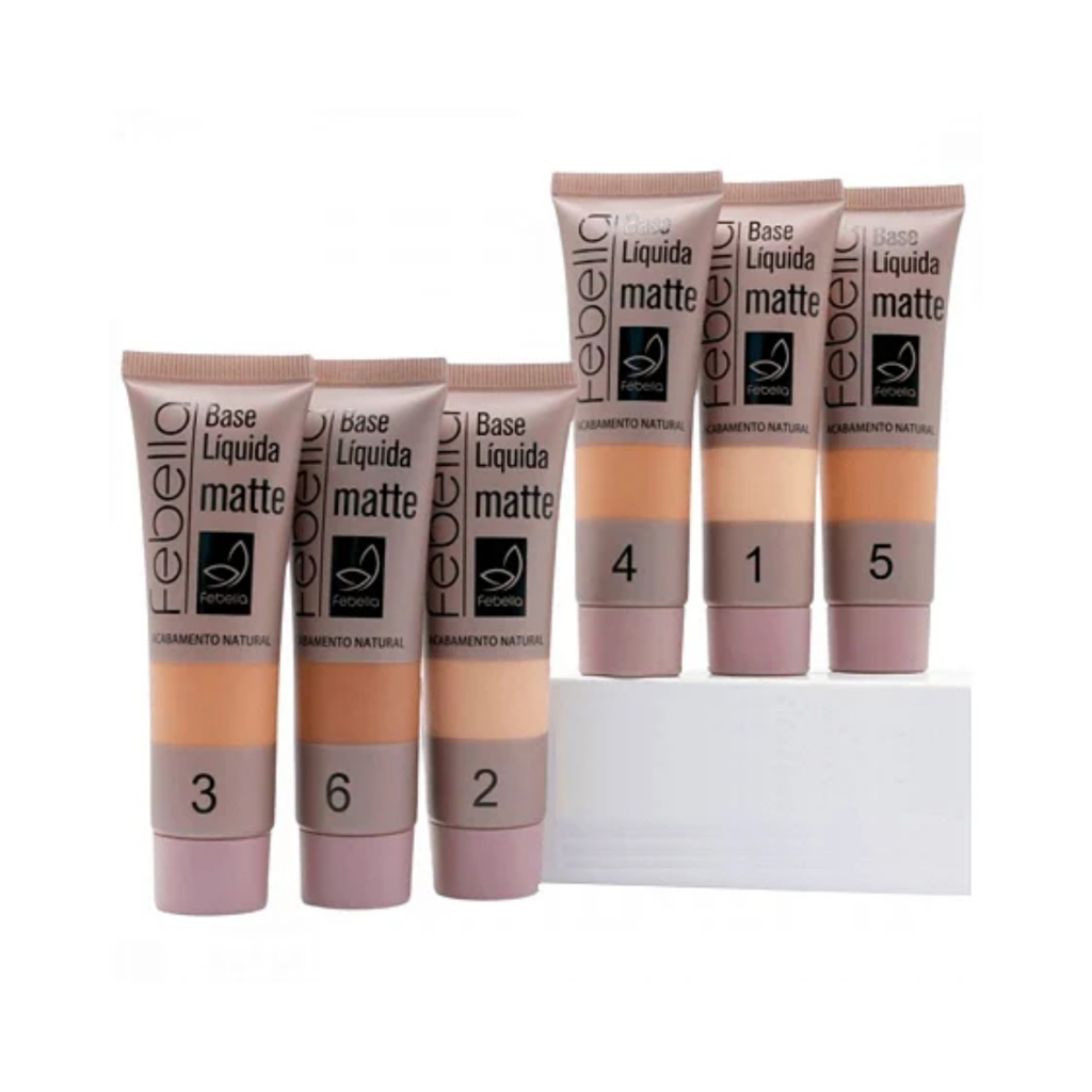 Base Liquida Matte Smooth Feeling Febella | Shopee Brasil