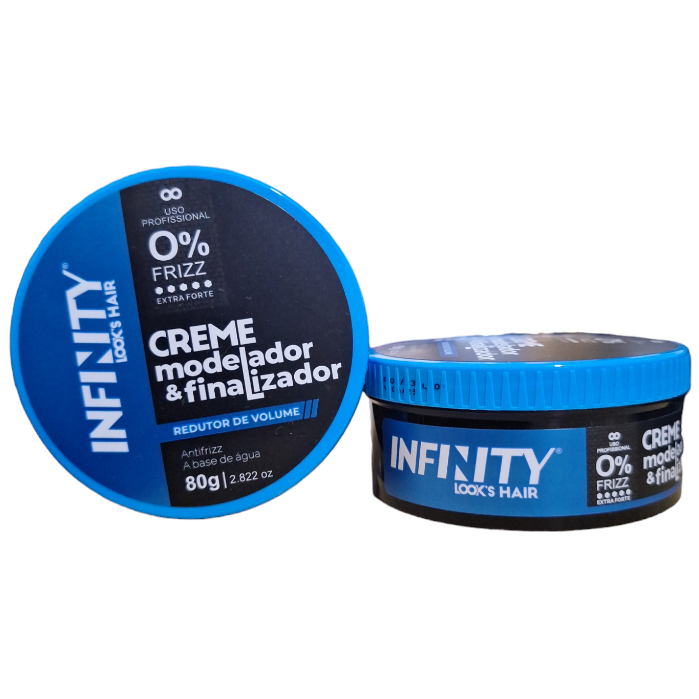 CREME MODELADOR & FINALIZADOR INFINITY LOOK'S HAIR 80g | Shopee Brasil