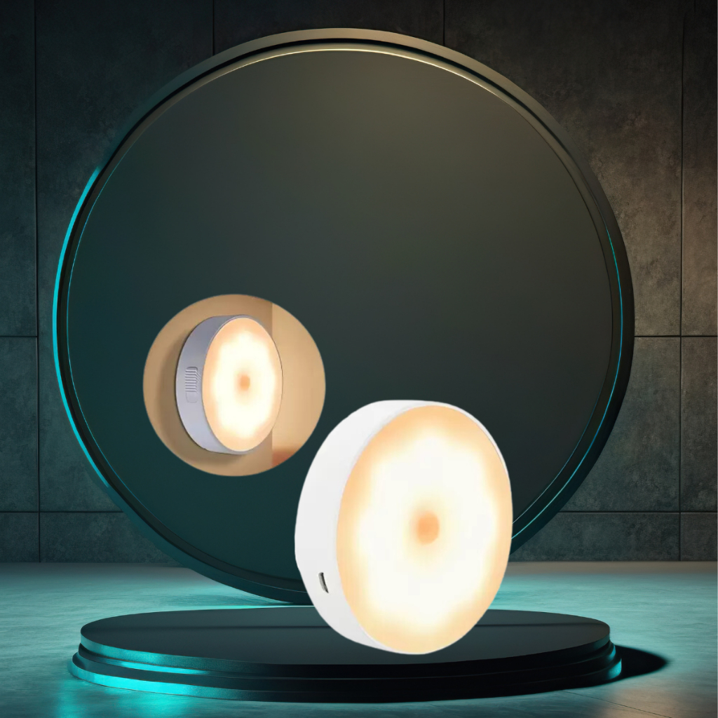 Luminária Mini luminária De Led Forte De Torque Sem Fio Spot 3 leds ...