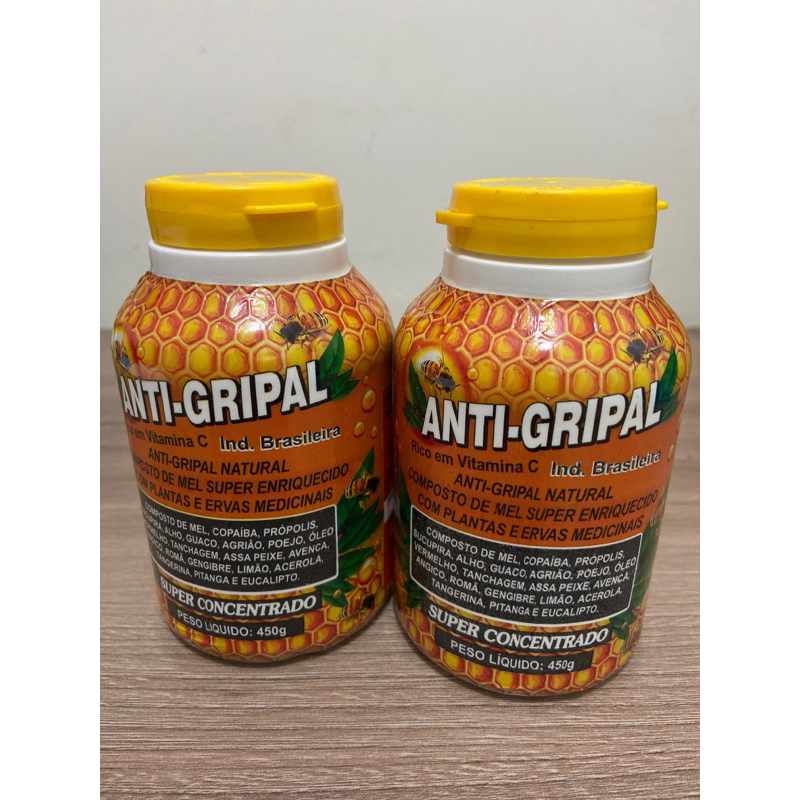 KIT 2 ANTI GRIPAL MEL SUPER CONCENTRADO 450g | Shopee Brasil