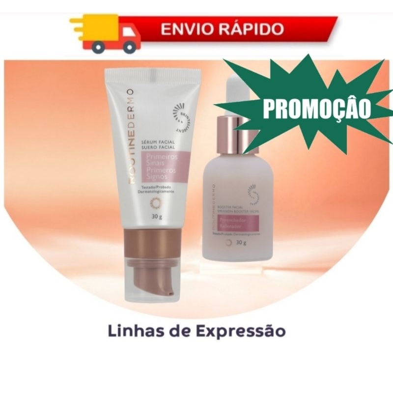 KIT LINHA DE EXPRESSÃO - Sérum Primeiro Sinais+ Booster Facial Preenchedor Routine Dermo Hinode ...
