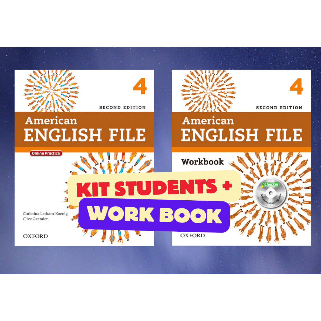 American English File Second Edition Level 4 Student Book e Work Book ...