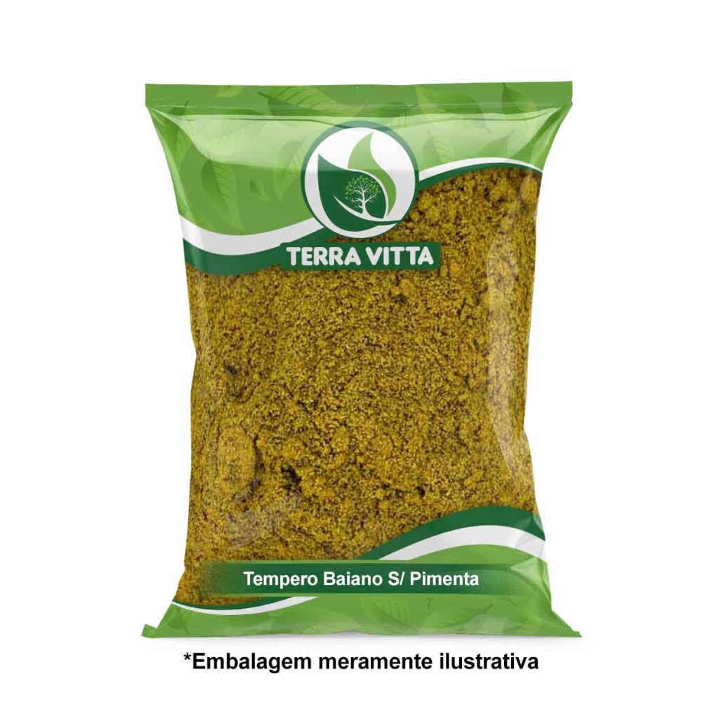 Tempero Baiano S/ Pimenta 1Kg | Shopee Brasil
