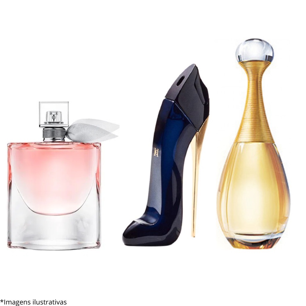 KIT 3 PERFUMES FEMININO IMPORTADO - 50 ML -ALTA DURABILIDADE | Shopee ...