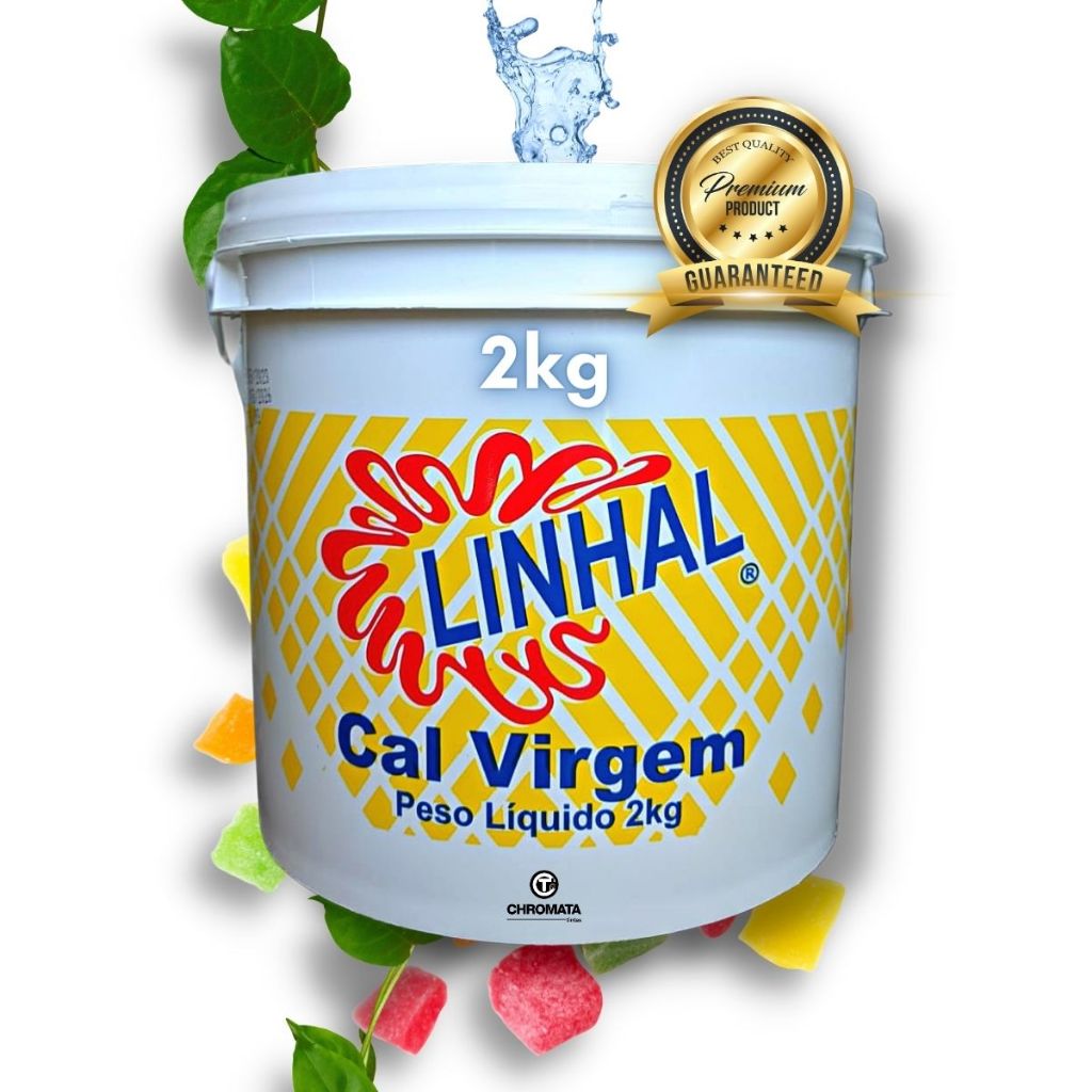 Cal Virgem Para Cristalizar Doces Caseiros 2kg Linhal (HORTAS E PLANTAS ...