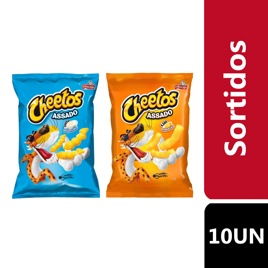 Kit 10 Salgadinhos Elma Chips Fandangos Ruffles Cheetos | Shopee Brasil