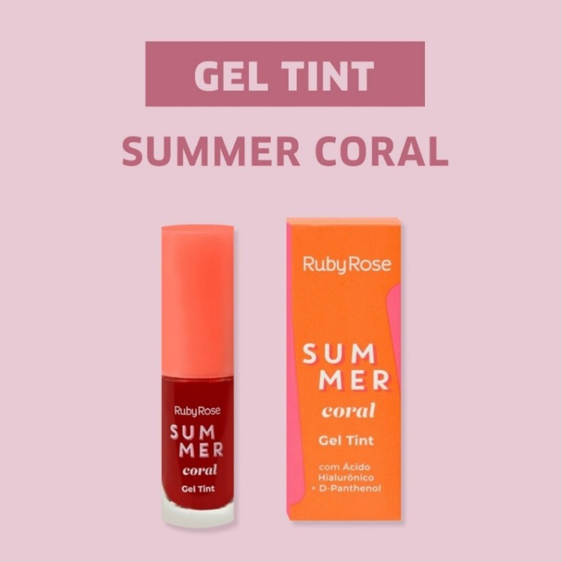 GEL TINT SUMMER ruby rose | Shopee Brasil