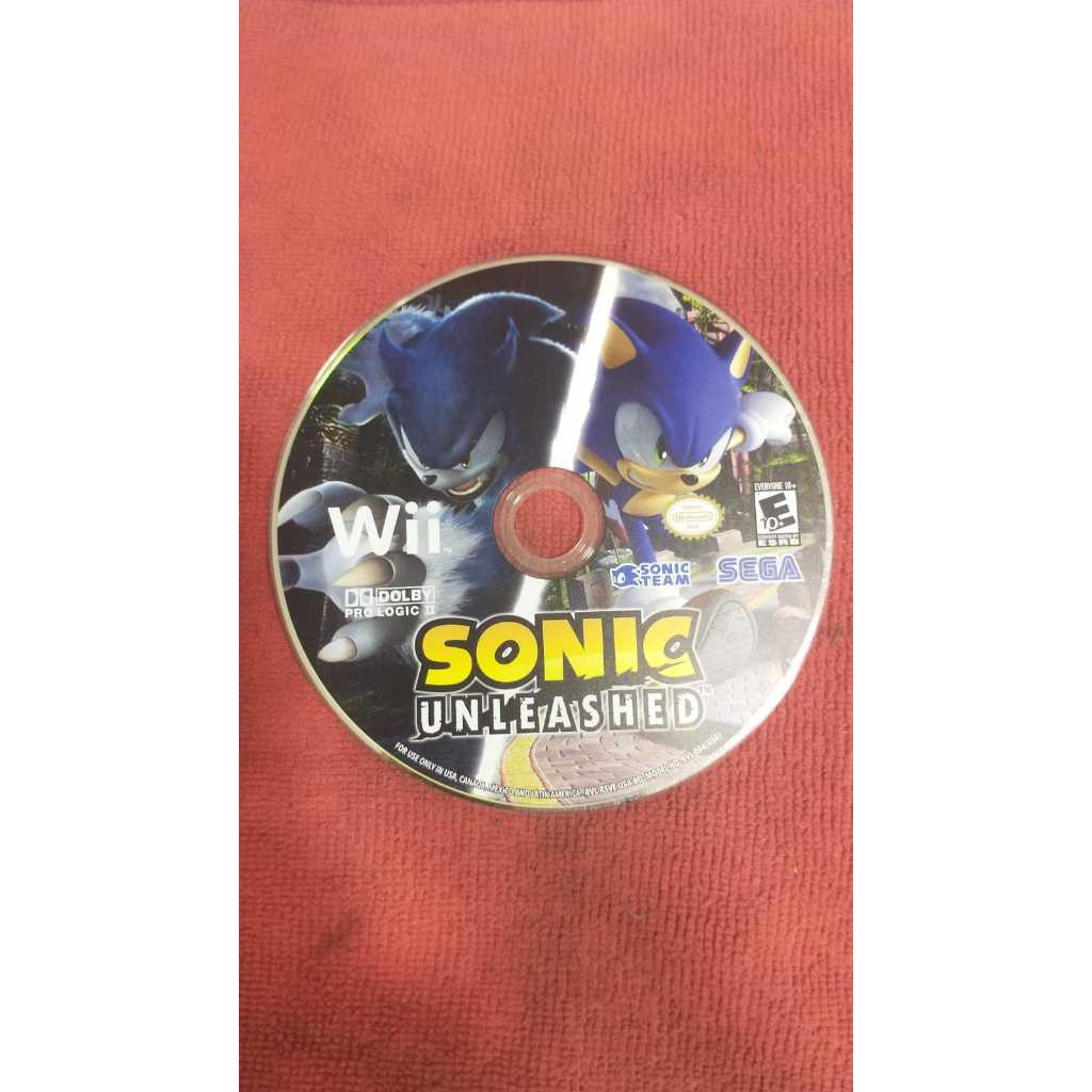 Sonic Unleashed - Jogo para Wii ORIGINAL Sem case | Shopee Brasil