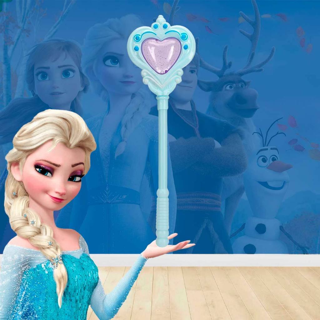 Brinquedo Infantil Vara Varinha Mágica Frozen Com Luz e Som | Shopee Brasil