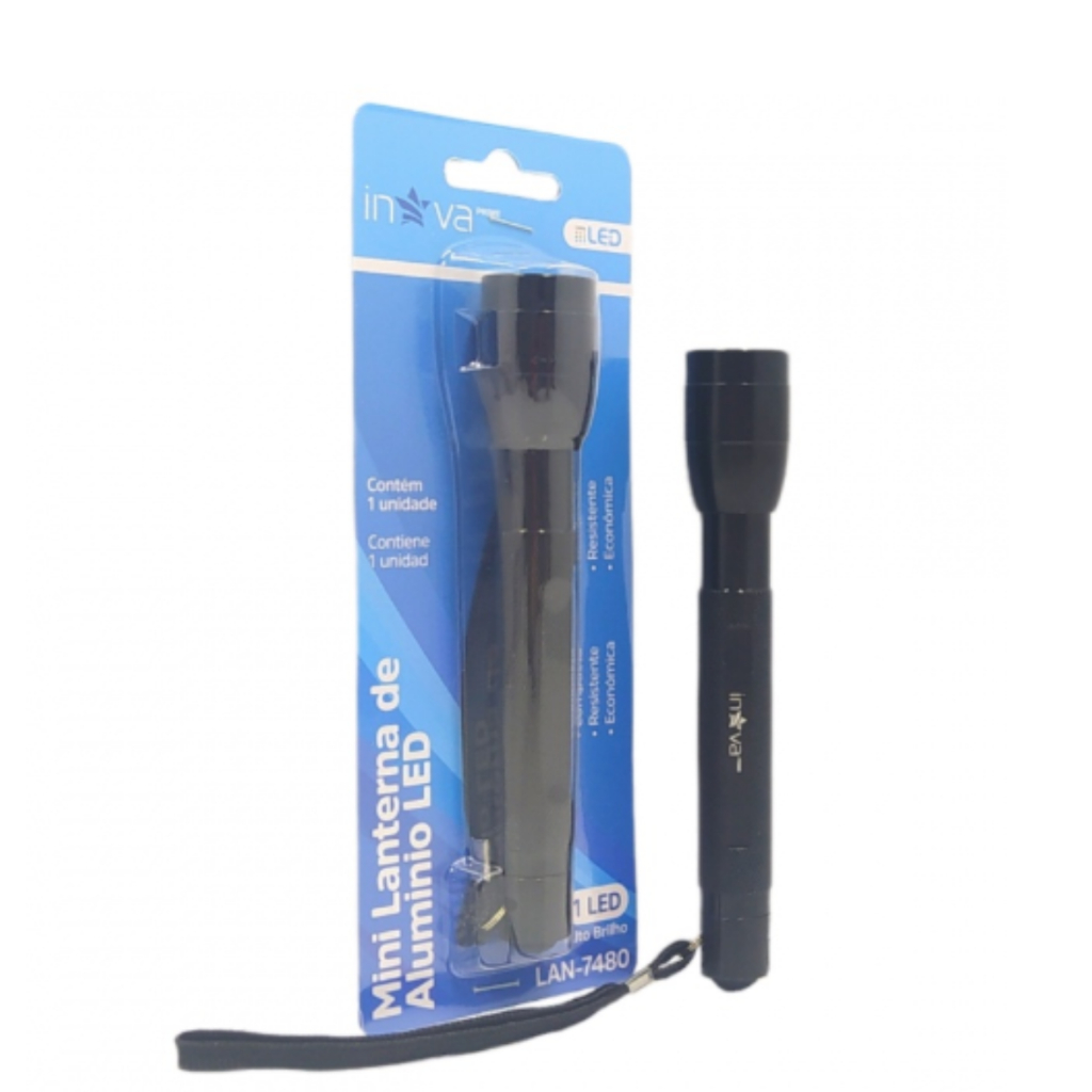 Mini lanterna de alumíno LED | Shopee Brasil