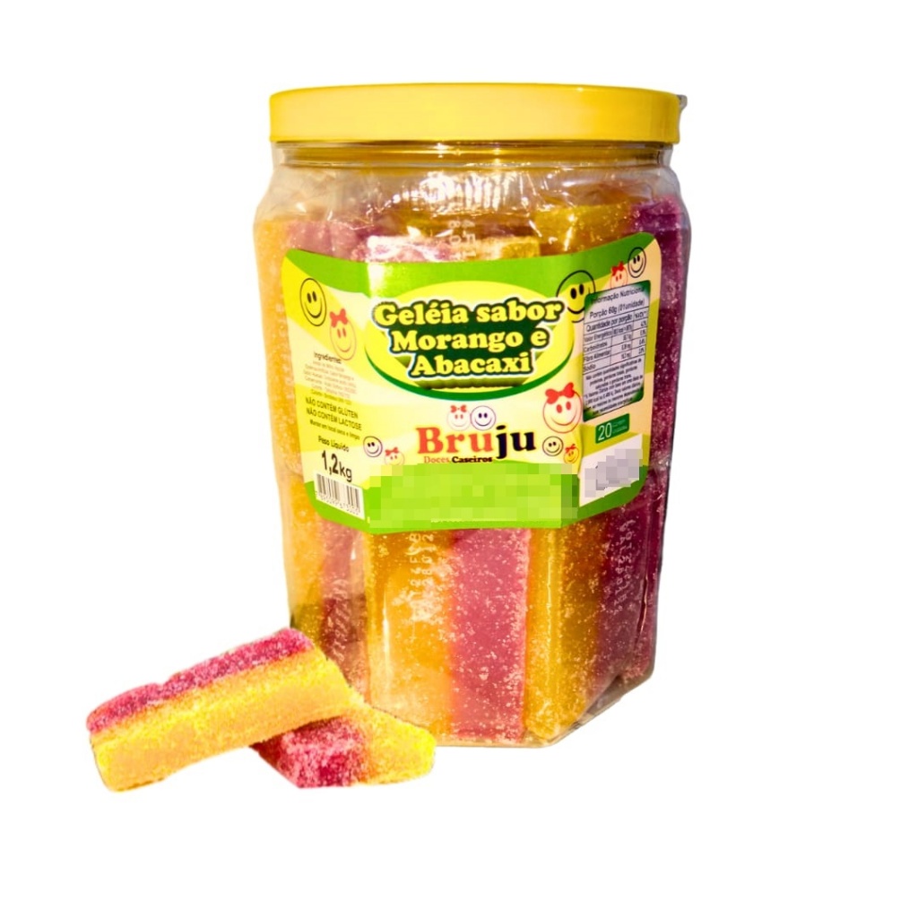 Geleia de Frutas Bruju Pote 1,2Kg com 20 Unidades | Shopee Brasil