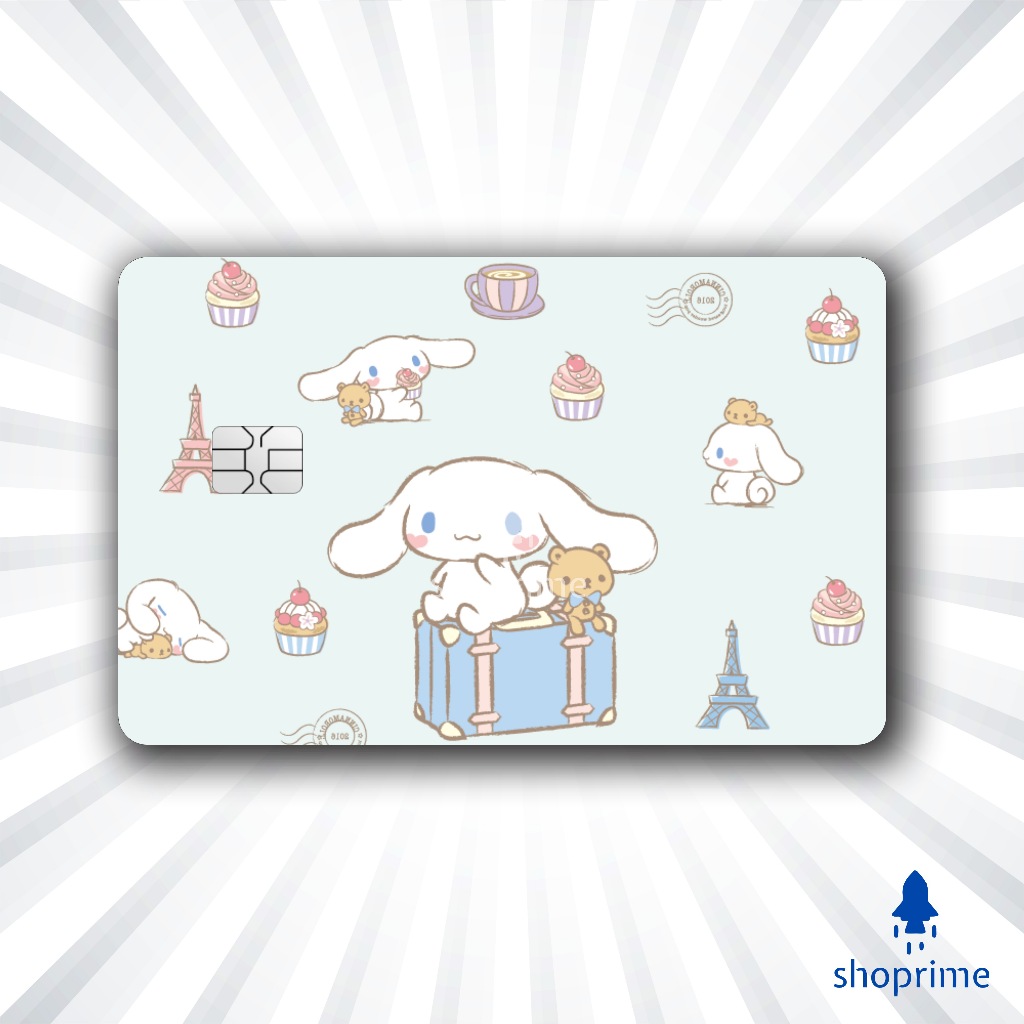 Adesivo Para Cartão De Crédito E Débito Cinnamoroll | Shopee Brasil